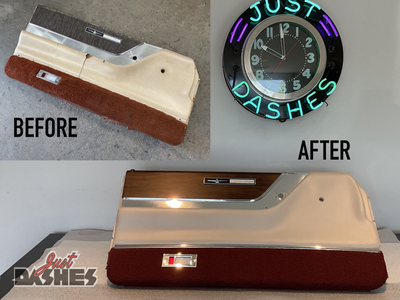 1965 Ford Thunderbird Two-Tone Dashboard Restoration | Just Dashes